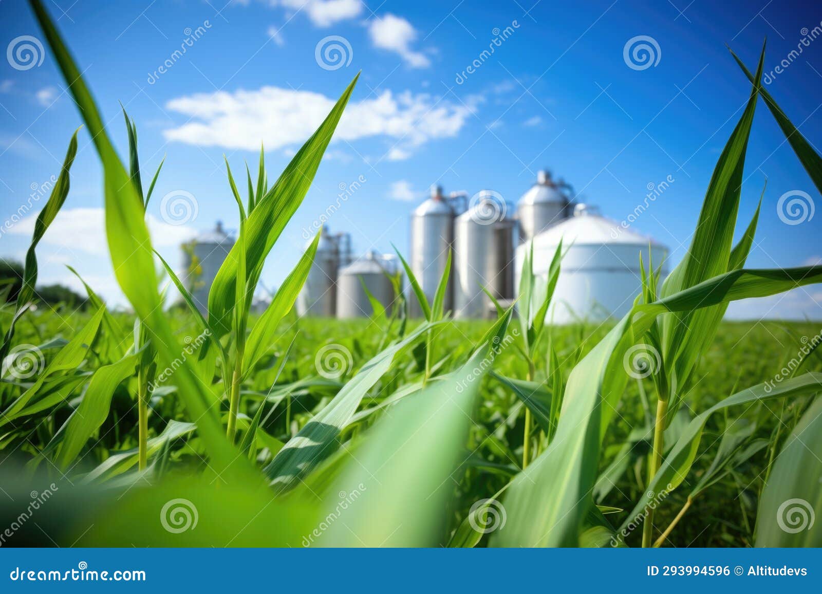 Biofuel Production from Corn Crops Stock Photo - Image of ...