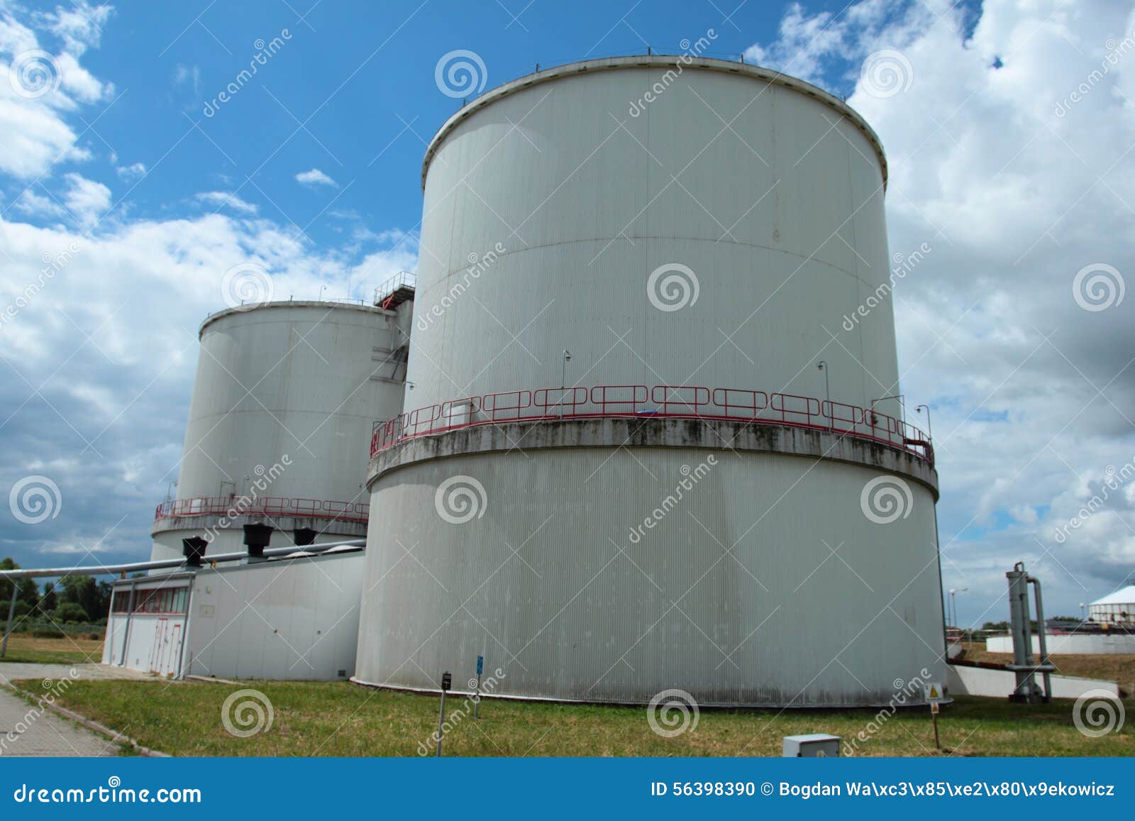 Biogas containers stock photo. Image of brown, environmental - 56398390