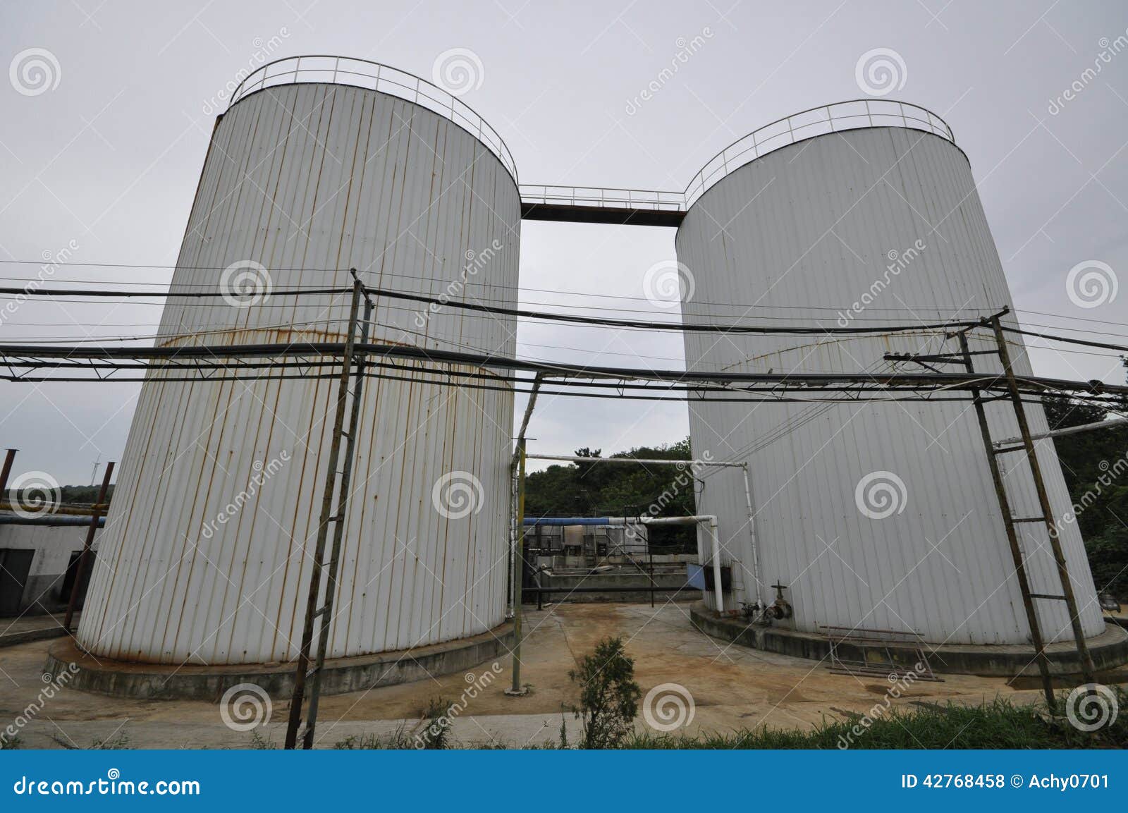 Biogas engineering plant stock photo. Image of culture - 42768458
