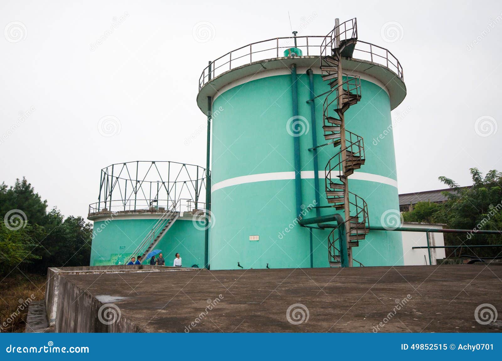 Biogas engineering plant editorial image. Image of chinese - 49852515