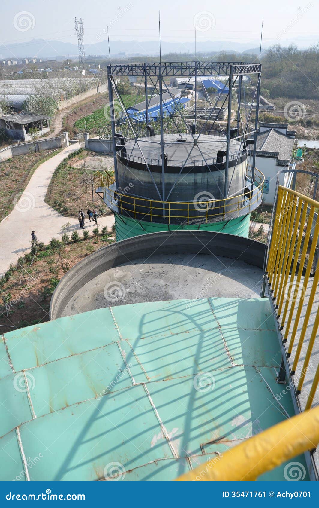 Biogas engineering plant 4 editorial photo. Image of culture - 35471761