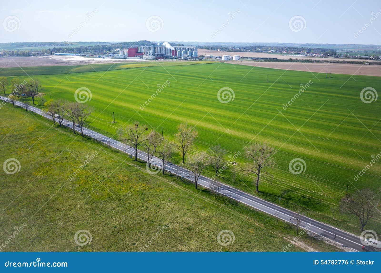 Biogas factory stock photo. Image of built, biological - 54782776