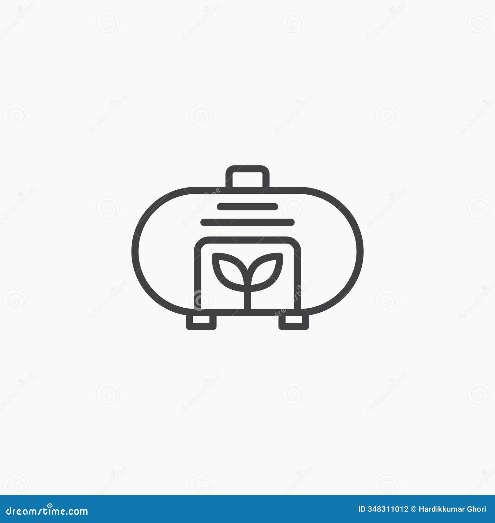 Biogas Icon Vector | CartoonDealer.com #348311012