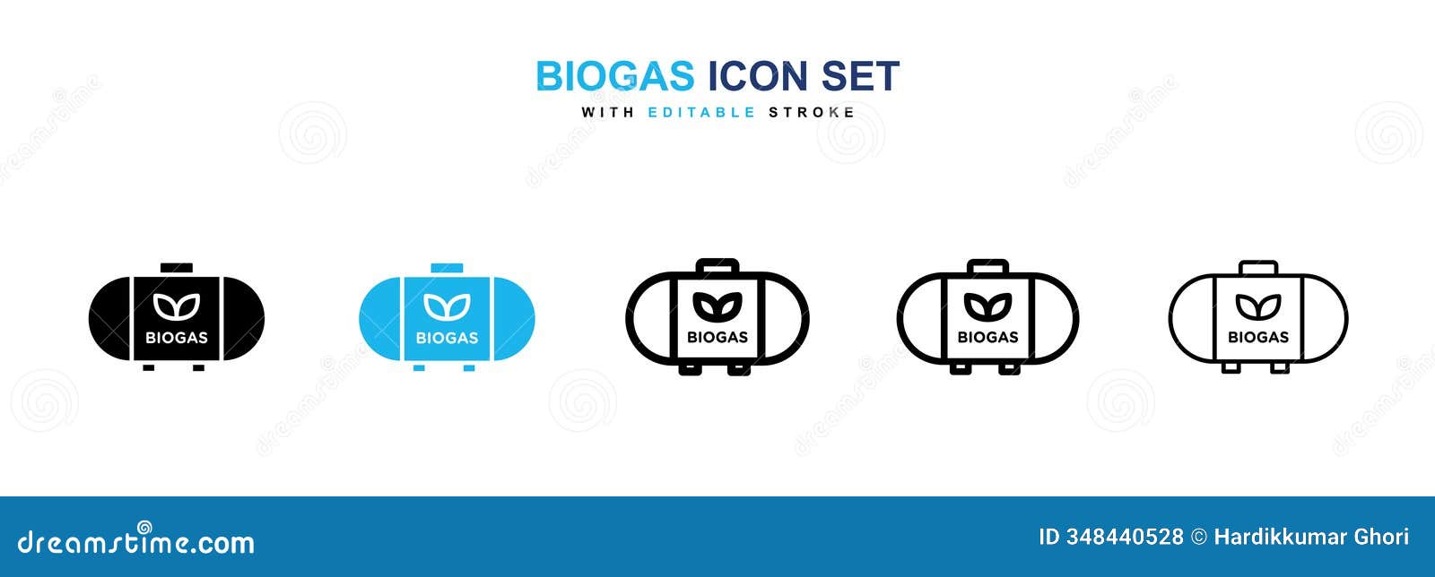 Biogas icon vector stock illustration. Illustration of clean - 348440528