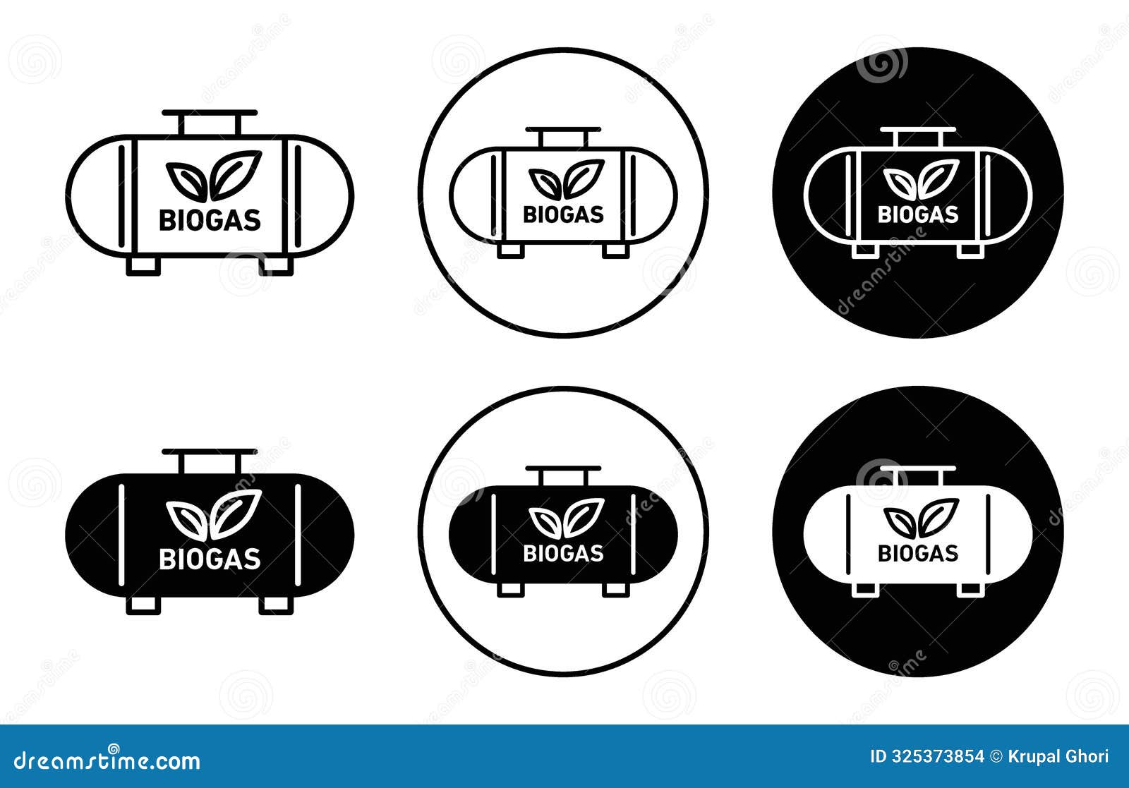 Biogas Icon Vector | CartoonDealer.com #348440528