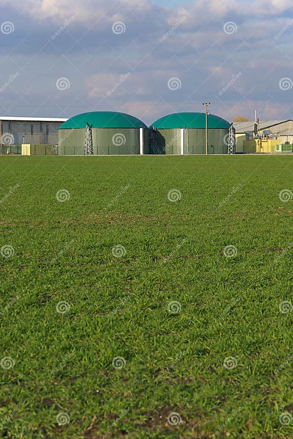 Biogas plant 05 stock image. Image of environmental, production - 4687977