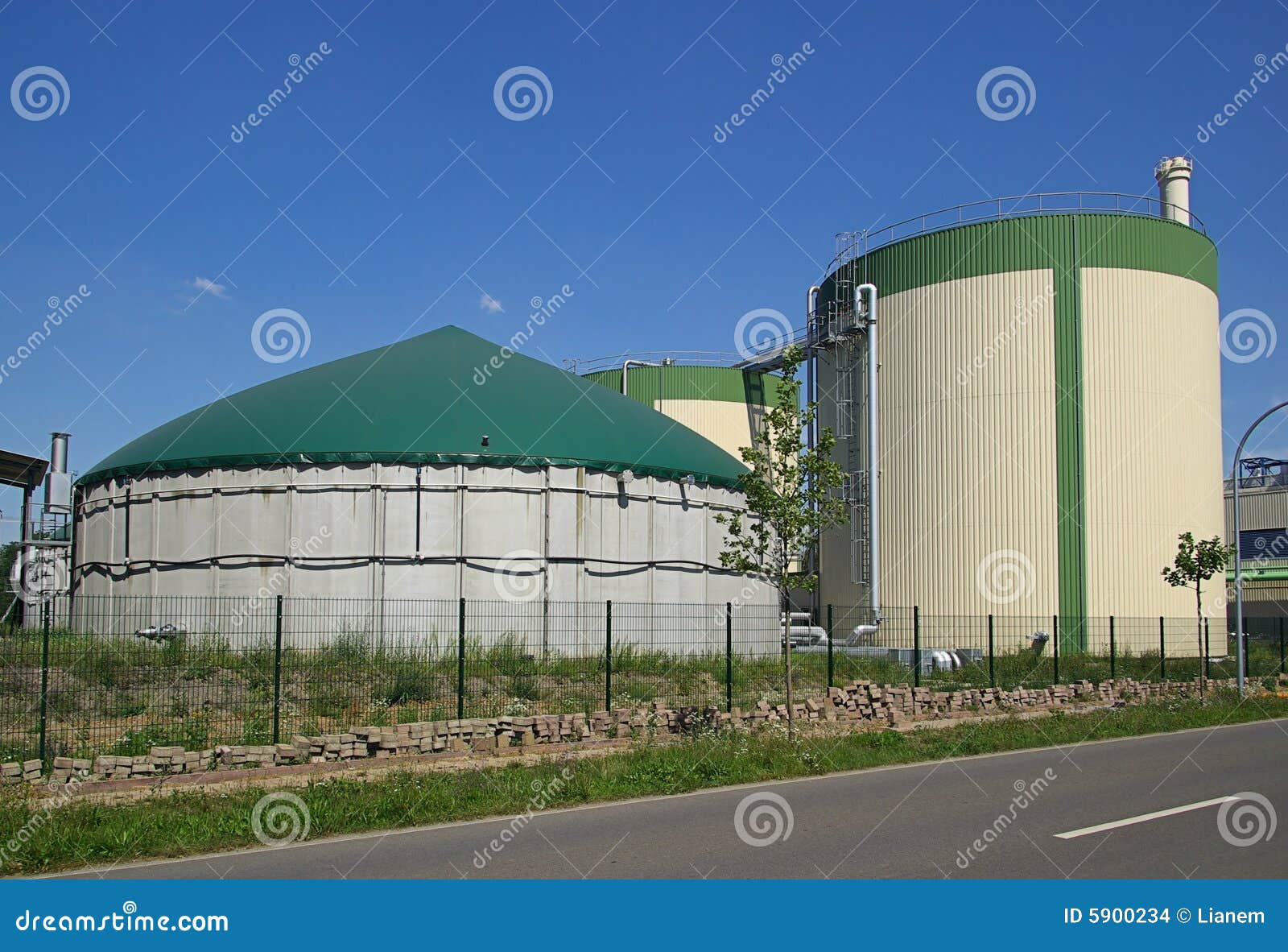 Biogas plant 15 stock photo. Image of production, energy - 5900234