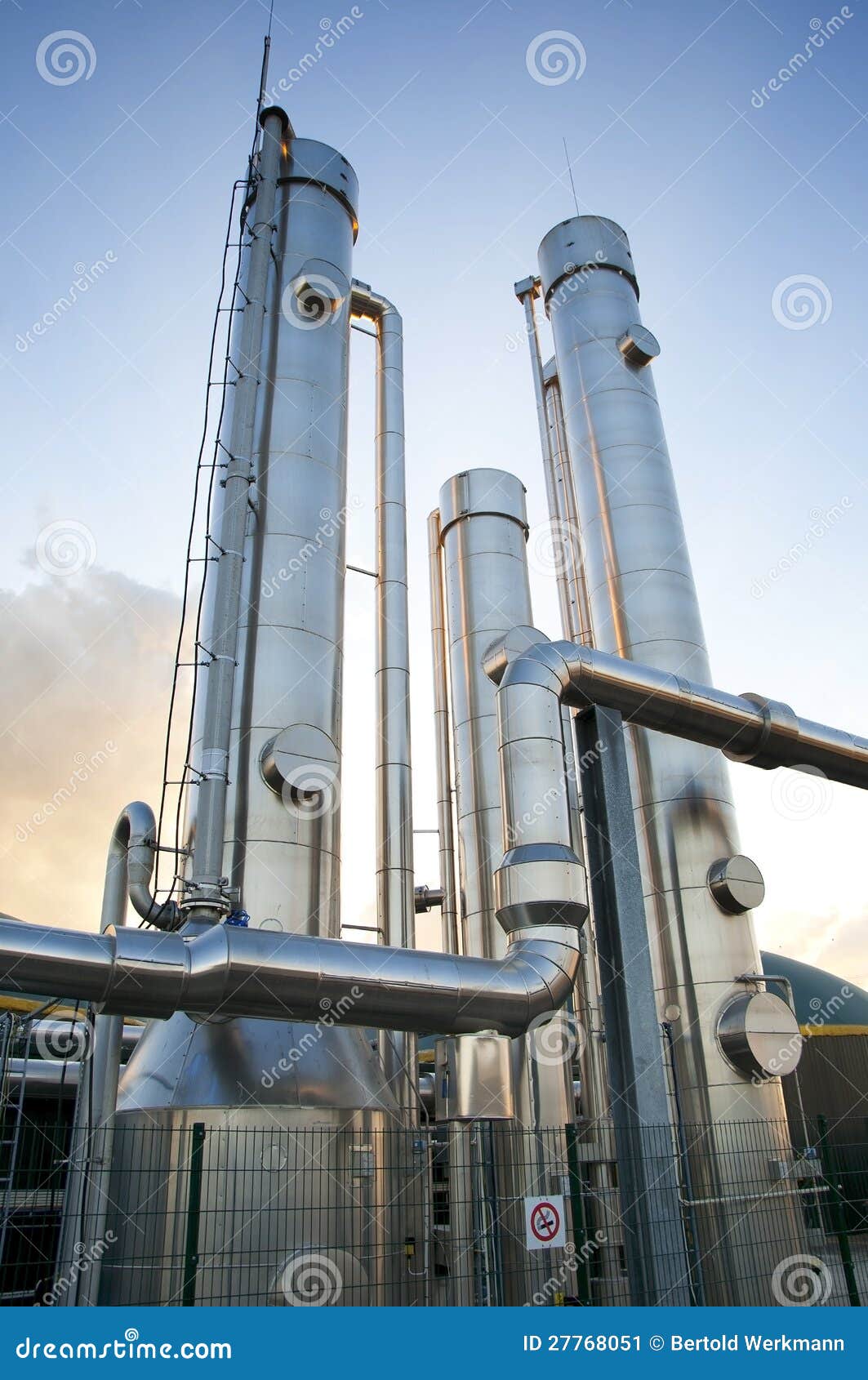 Biogas plant stock image. Image of industry, door, fermentation - 27768051