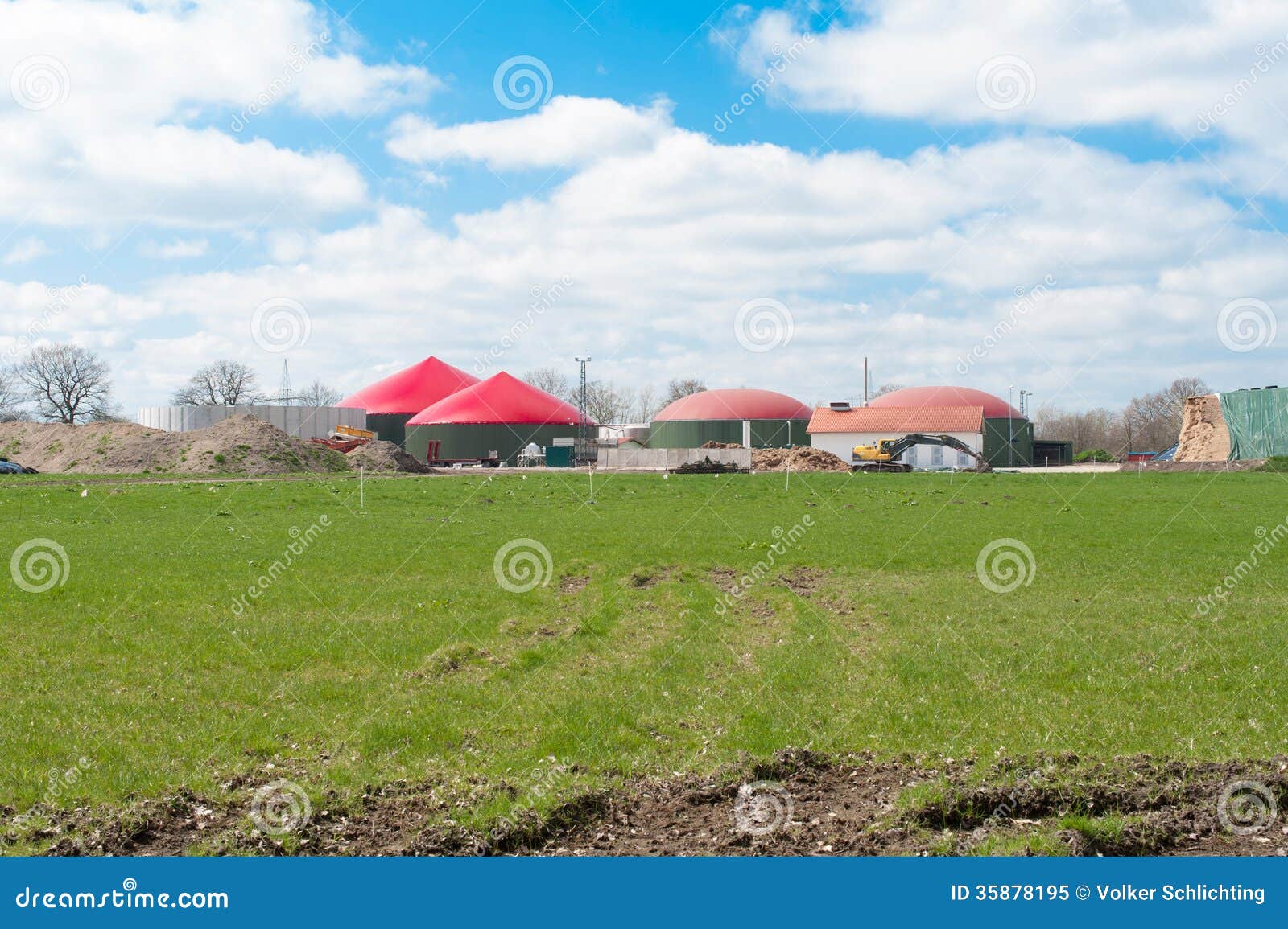 Biogas Plant for Energy Generation Stock Image - Image of anaerobic ...