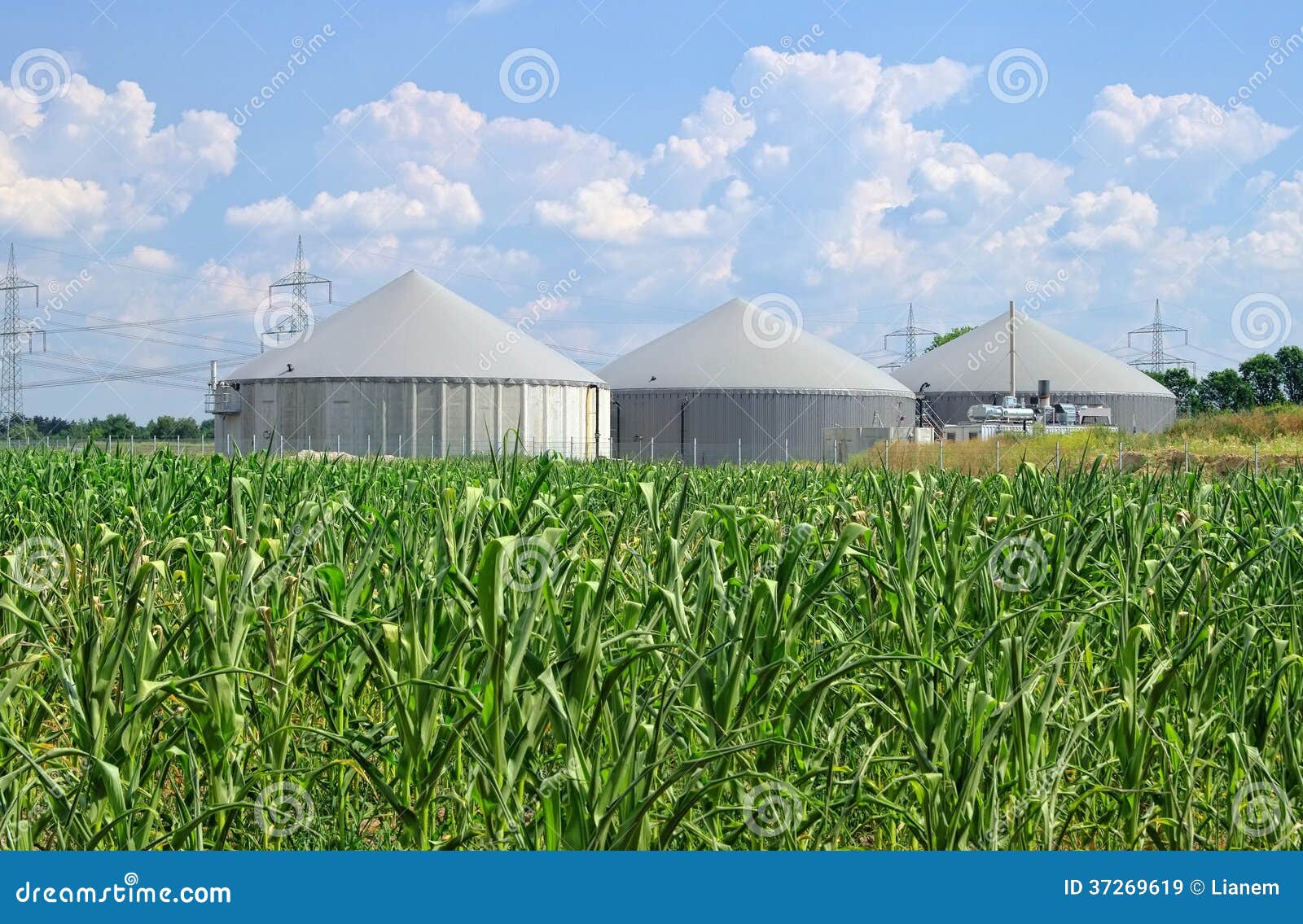 Biogas plant stock image. Image of biogas, production - 37269619