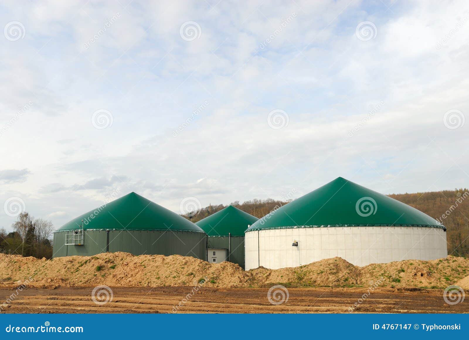 Biogas power plant stock image. Image of biogas, energy - 4767147