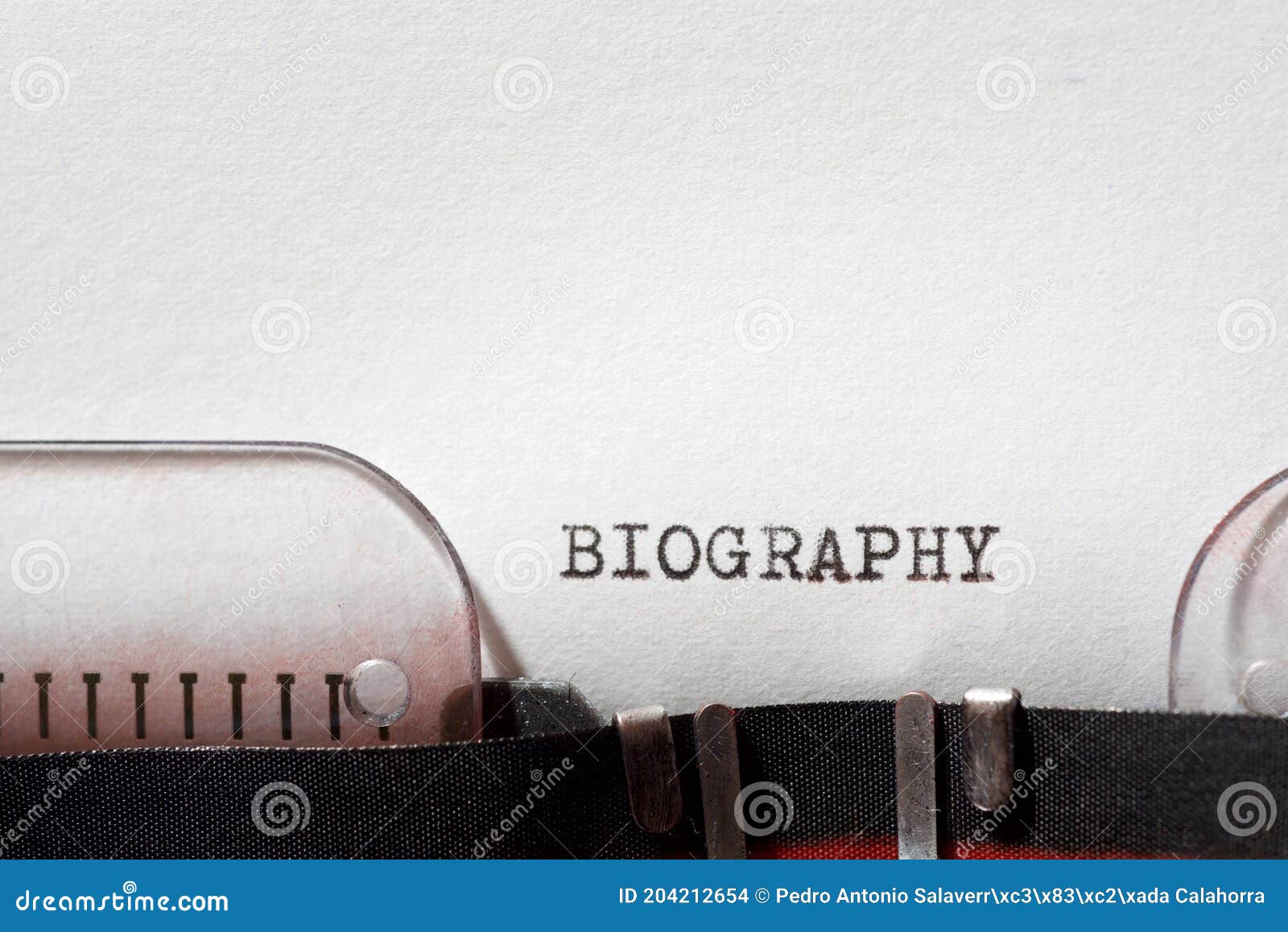 Biography concept view stock photo. Image of vintage - 204212654
