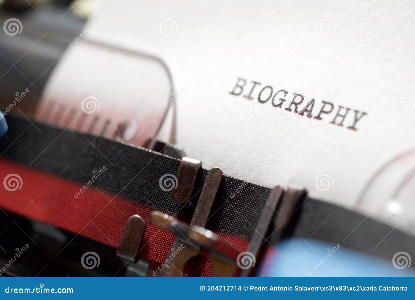 Biography concept view stock photo. Image of author - 204212714