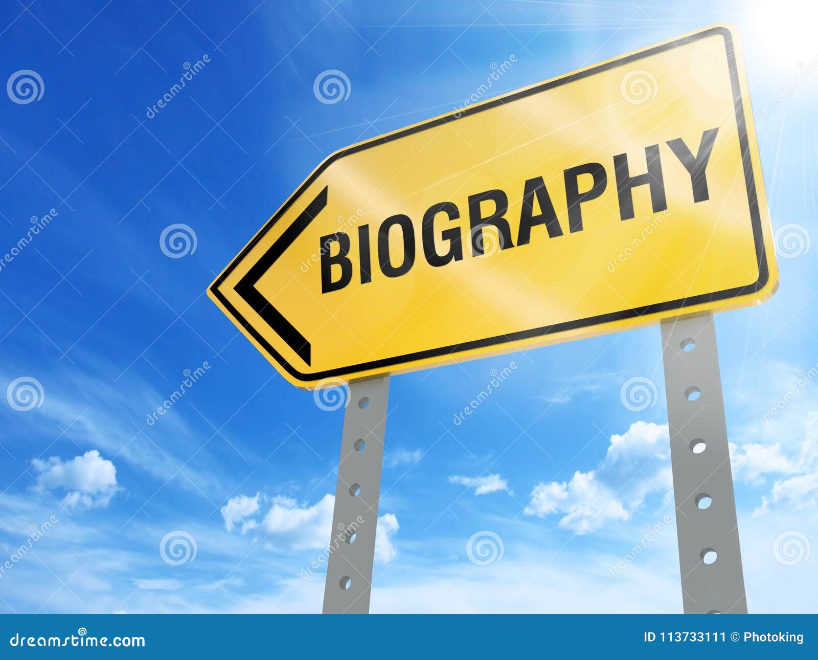 Biography Word Cloud Vector Illustration | CartoonDealer.com #177418998