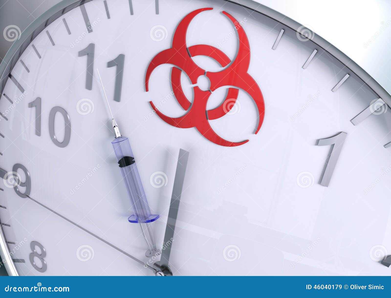 Biohazard countdown stock image. Image of hanta, clock - 46040179