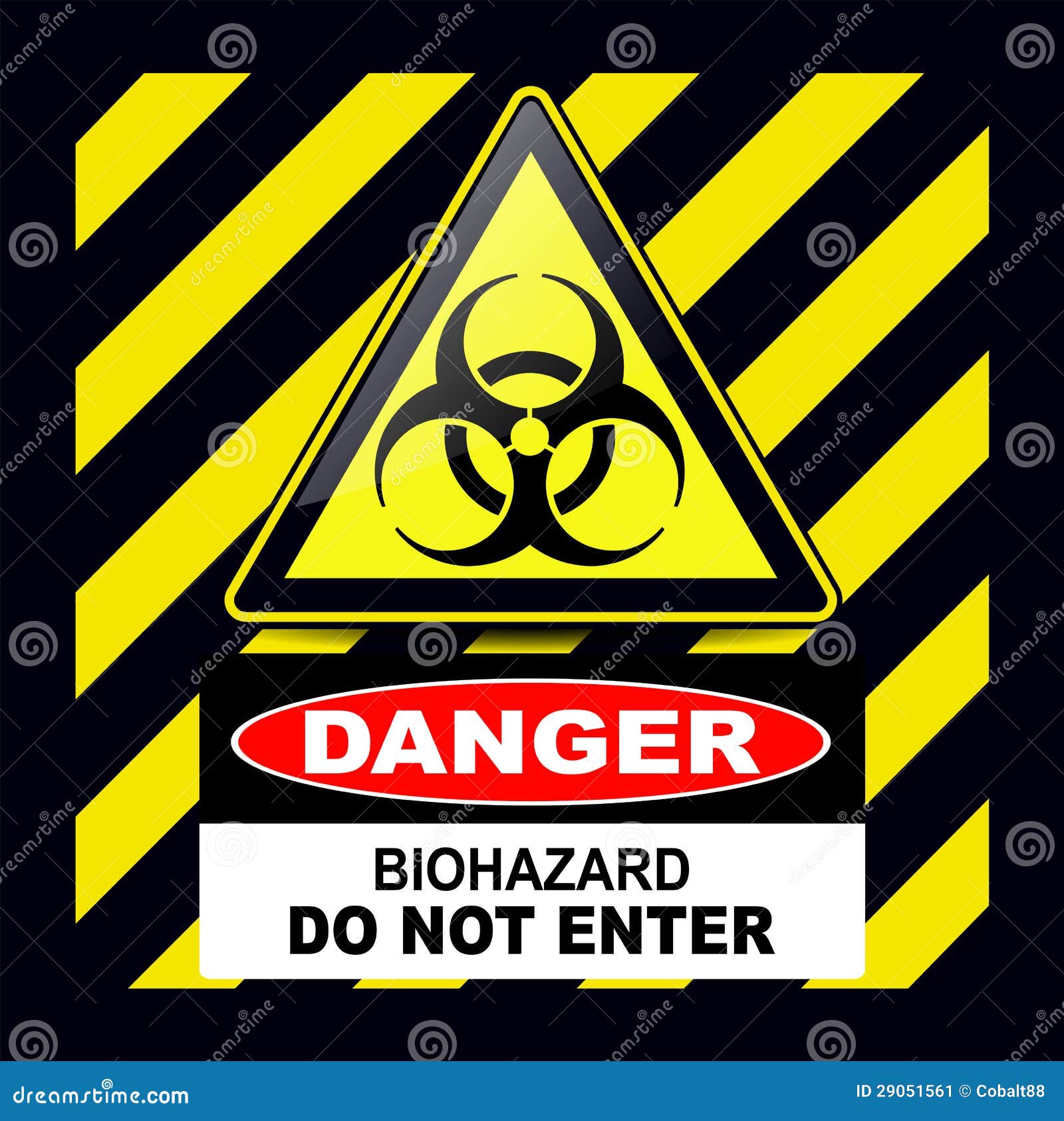 Biohazard danger sign stock vector. Illustration of chemical - 29051561 Biohazard danger sign stock vector. Illustration of chemical - 29051561