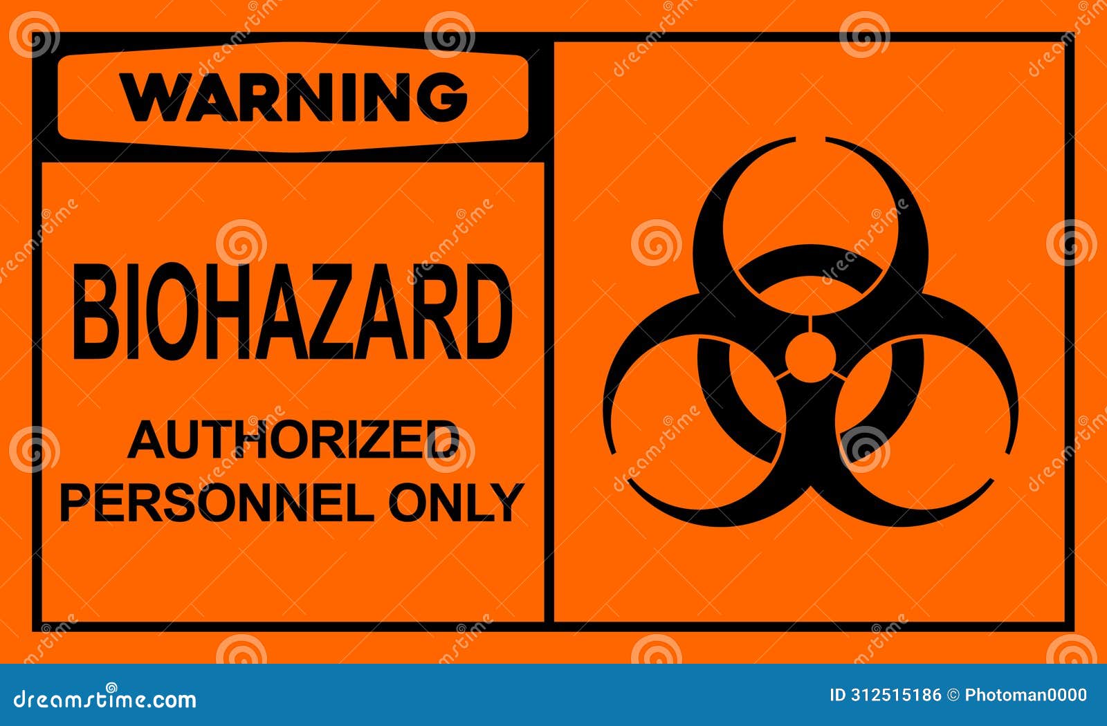 Biohazard danger sign stock vector. Illustration of dangerous - 312515186