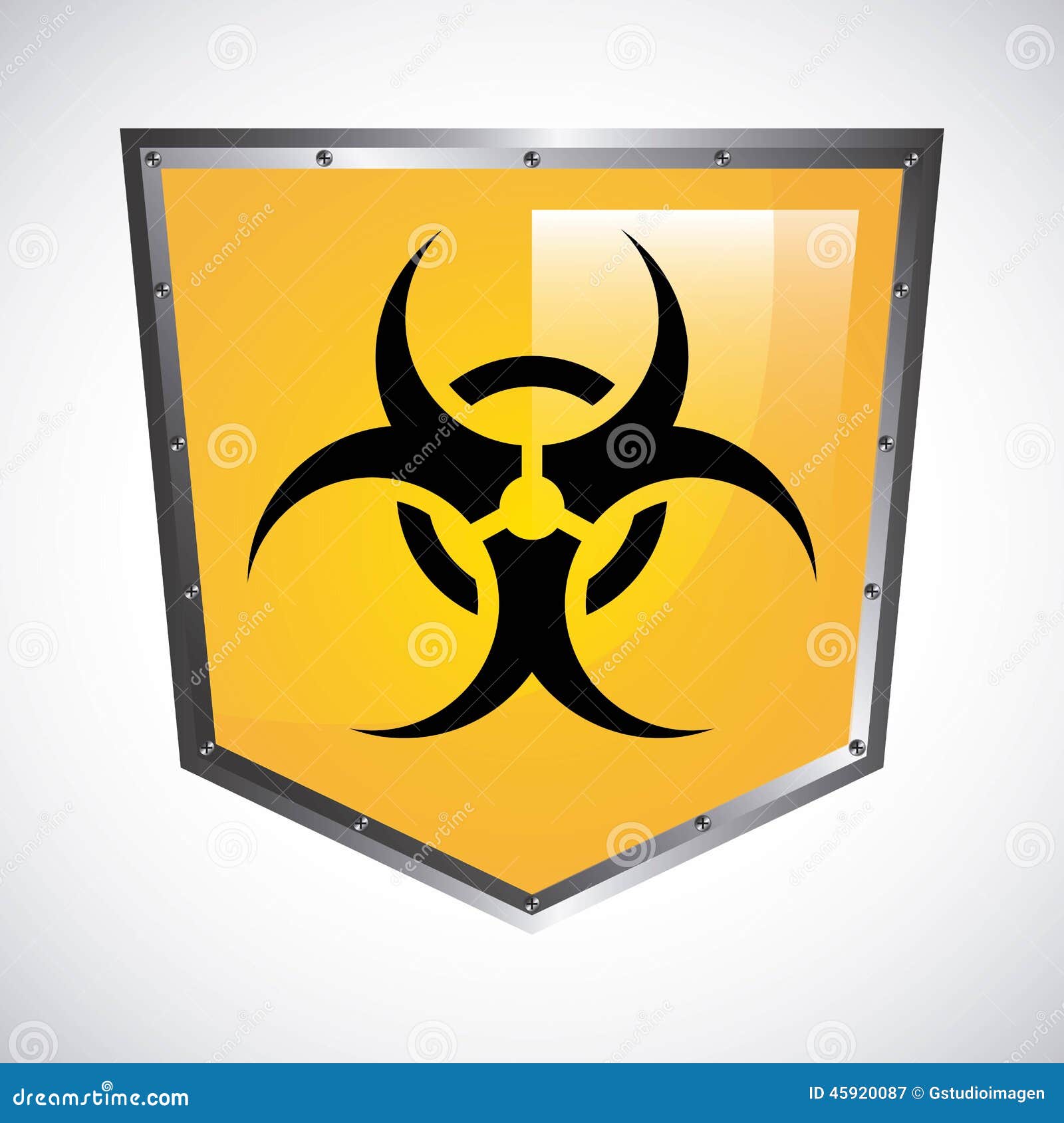 Biohazard design stock illustration. Illustration of bright - 45920087