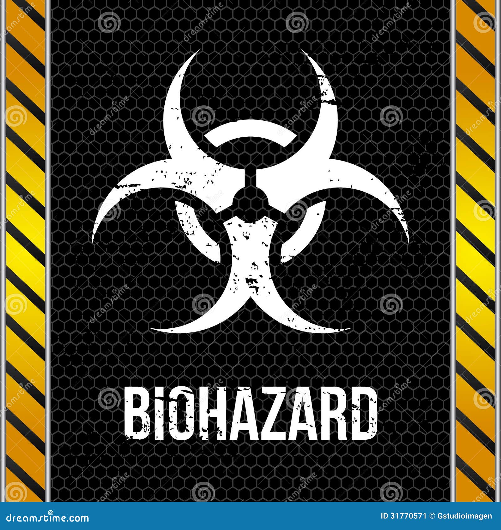 Biohazard design stock vector. Illustration of pictogram - 31770571