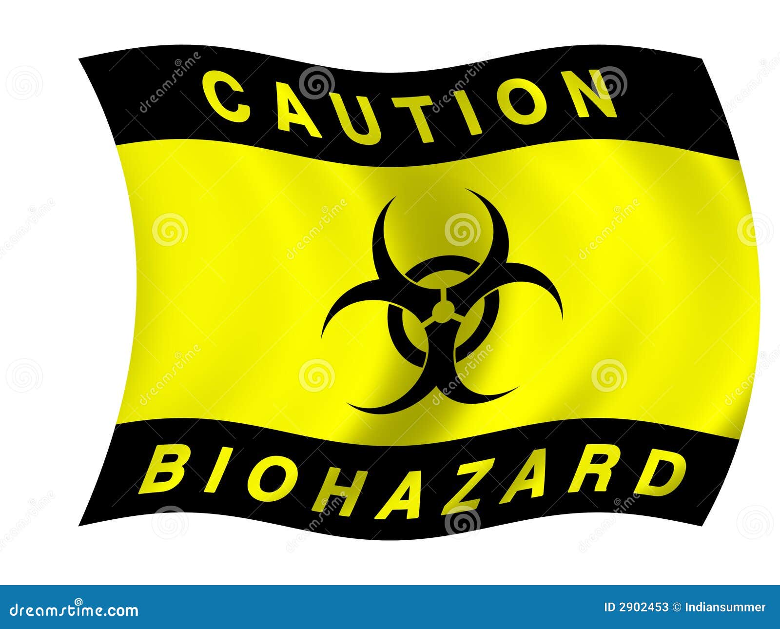 Biohazard flag stock illustration. Illustration of black - 2902453