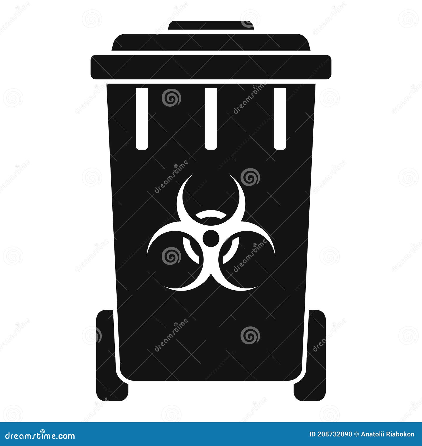 Caution Sharps Disposal Symbol Sign, Vector Illustration, Isolated On ...