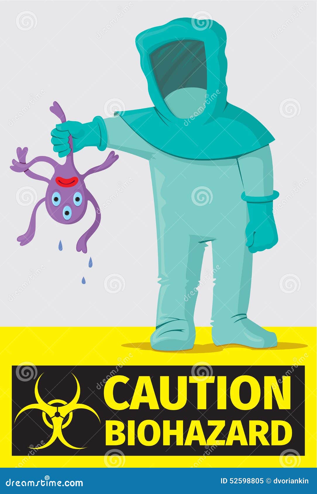 Biohazard stock vector. Illustration of drawing, biohazard - 52598805