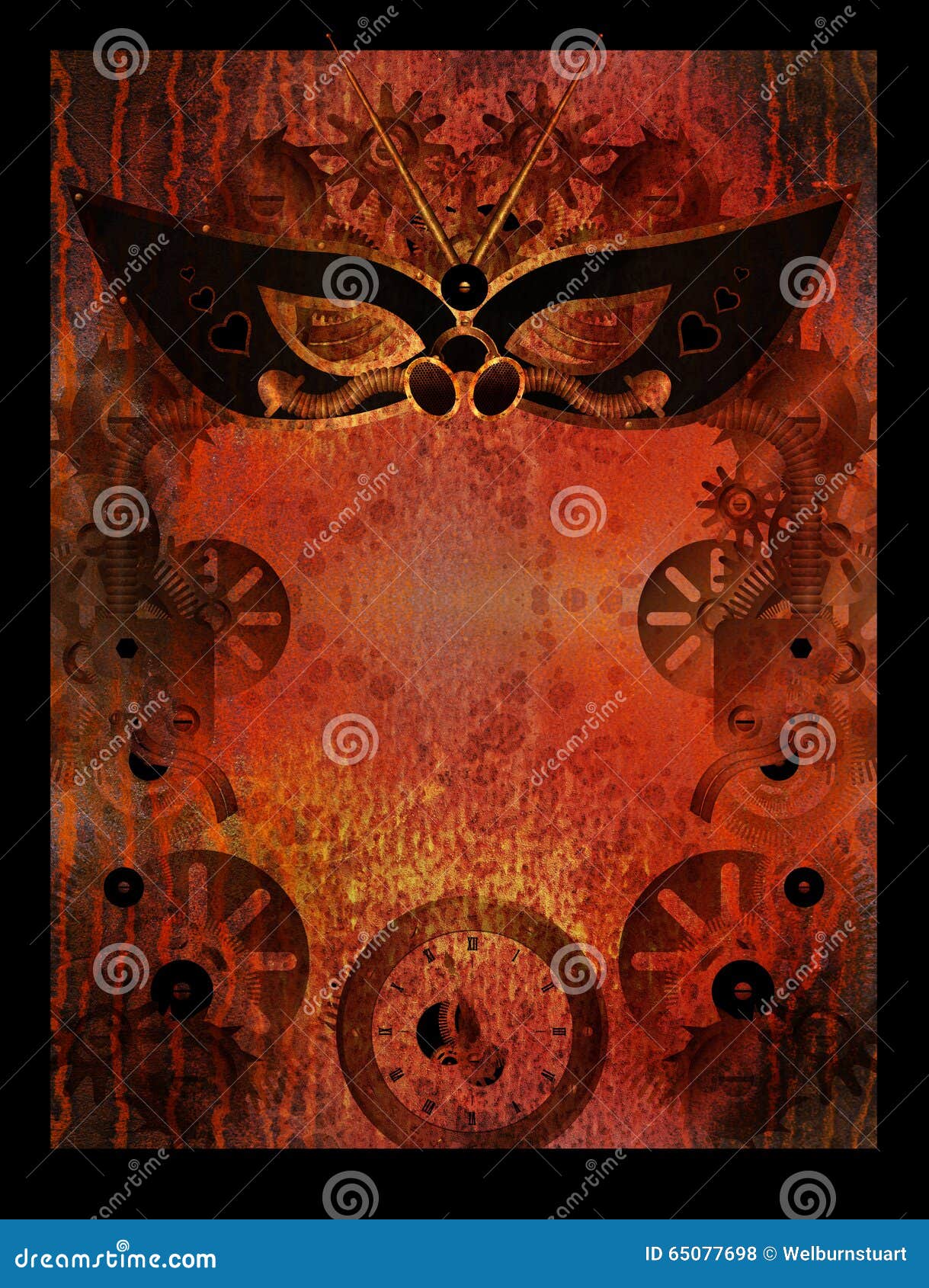 Biohazard mask poster 4 stock illustration. Illustration of punk - 65077698