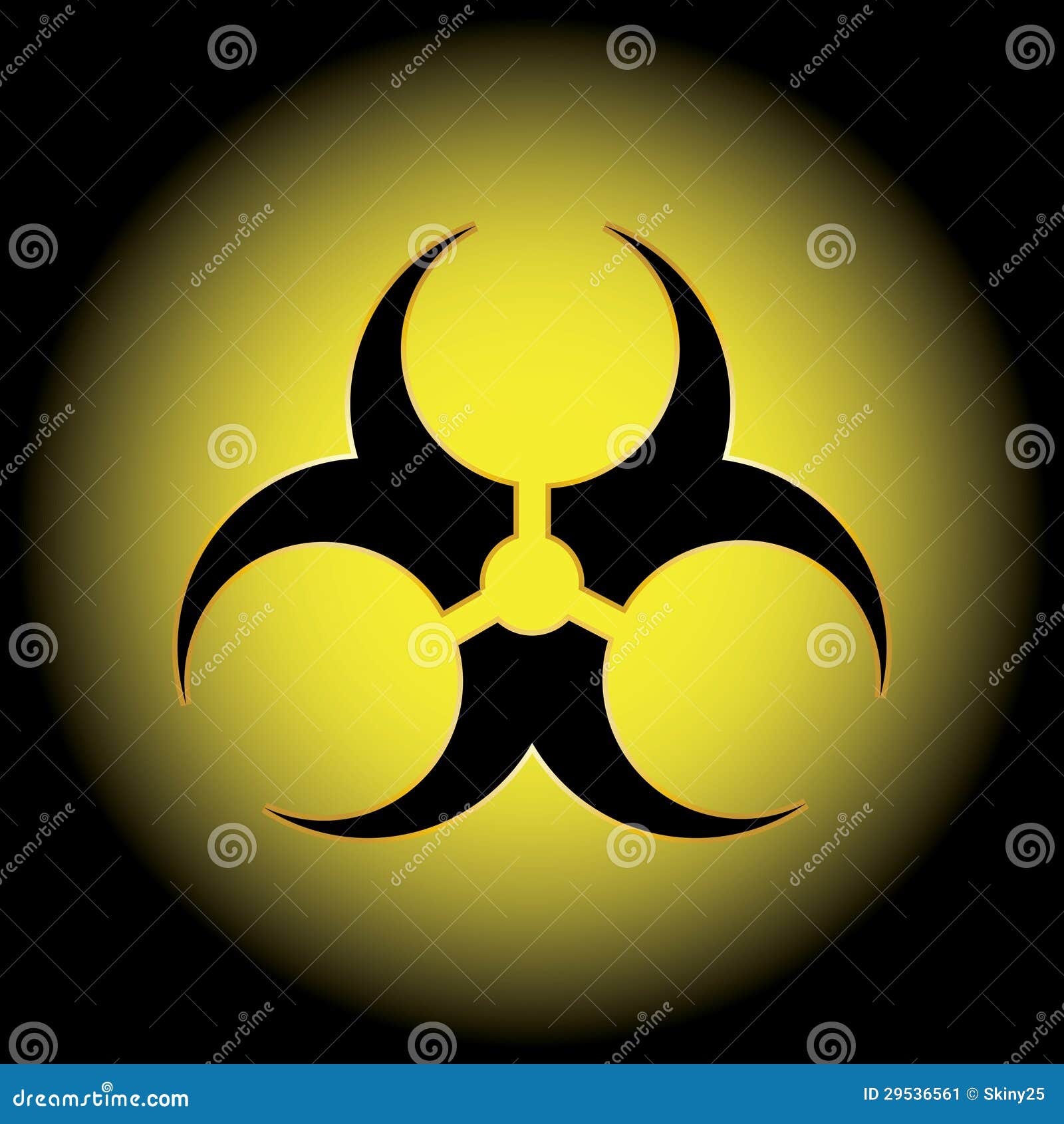 Biohazard Official Symbol. Vector Stock Vector - Illustration of ...