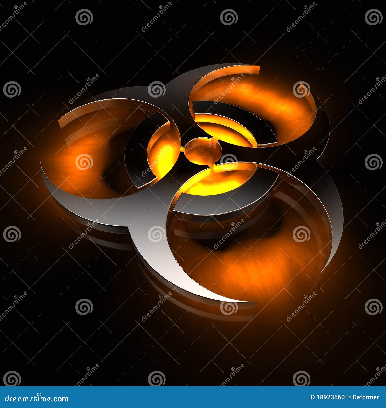 Biohazard - Orange Stock Photo - Image: 18923560