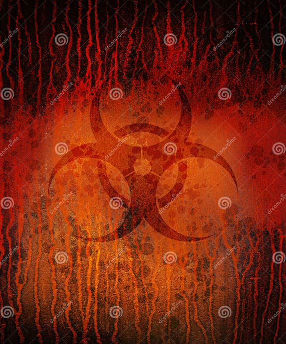 Biohazard rusty square stock illustration. Illustration of hand - 41004673