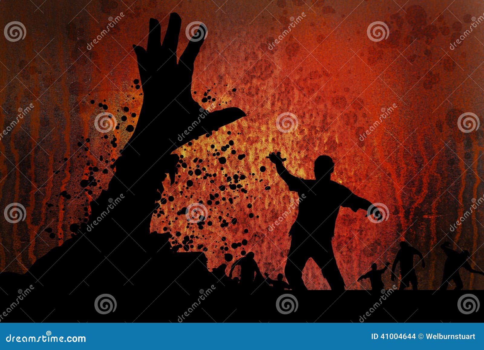 Biohazard rusty 4 stock illustration. Illustration of halloween - 41004644