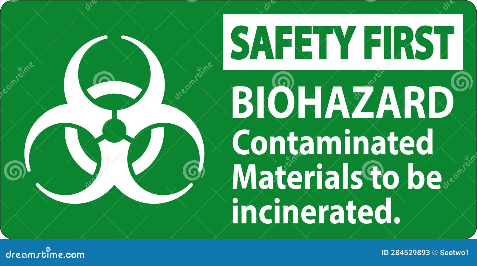 Biohazard Safety First Label Biohazard Contaminated Materials To Be ...