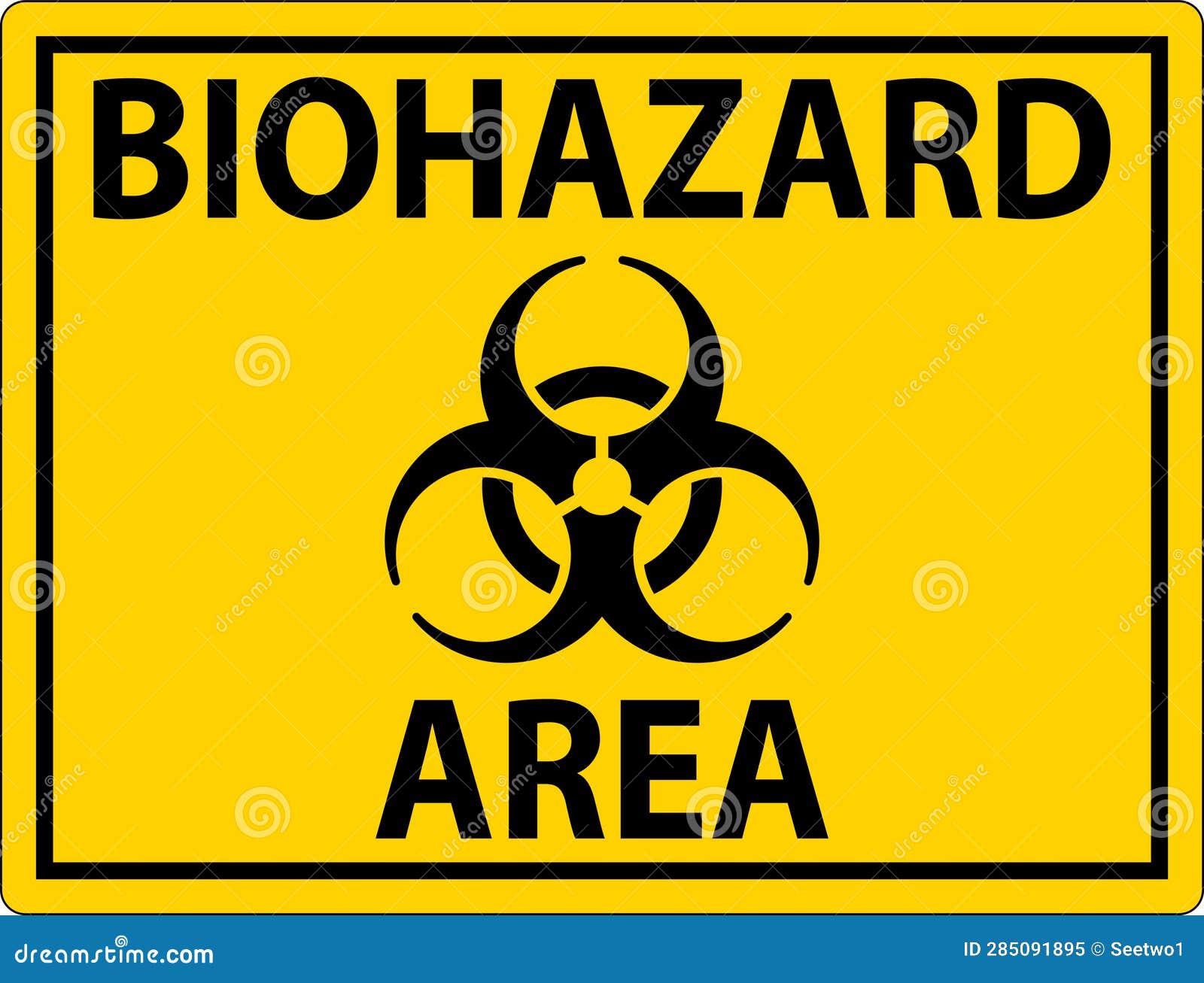 Biohazard Sign, Biohazard Area Stock Vector - Illustration of black ...