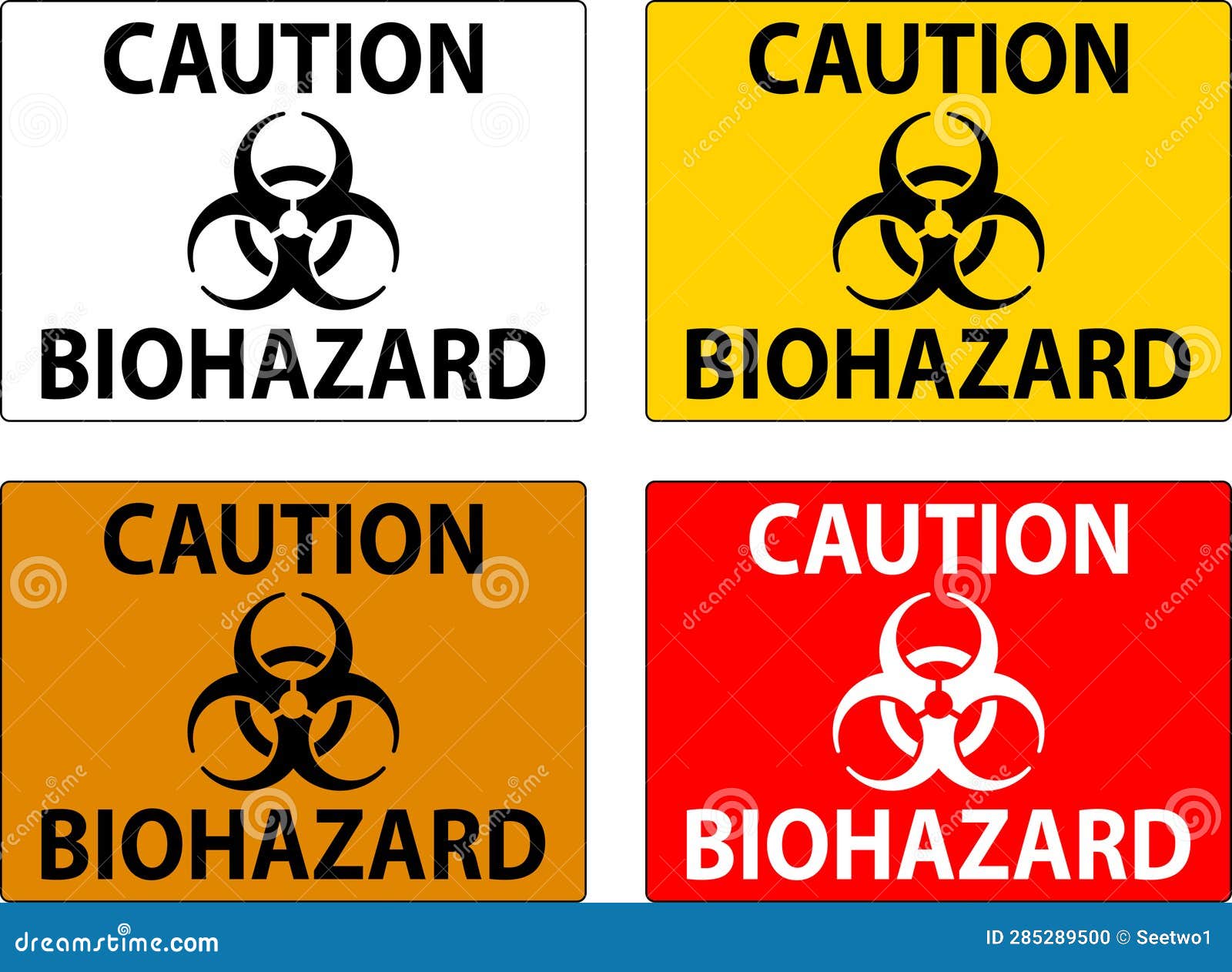 Biohazard Sign, Caution Biohazard Sign Stock Illustration ...