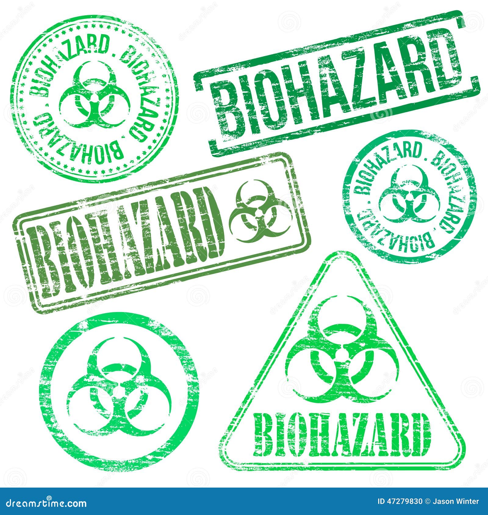 Biohazard Stamps stock vector. Illustration of print - 47279830