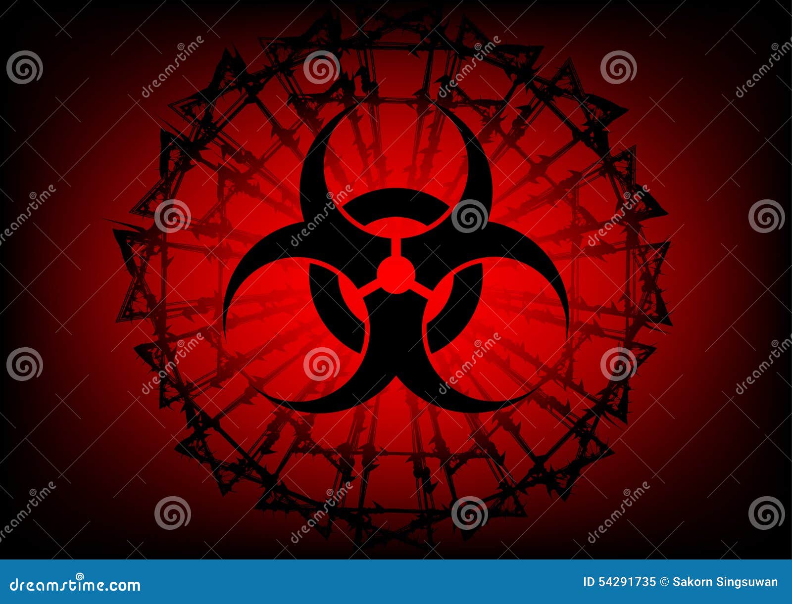 Barbed Wire Red Background Stock Illustrations – 499 Barbed Wire Red ...