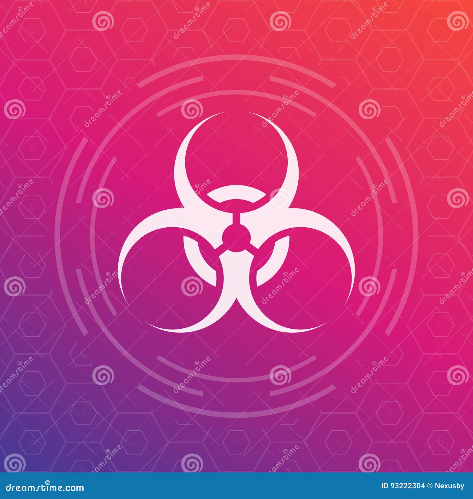 Biohazard Symbol, Biological Hazard Vector Sign Stock Vector ...