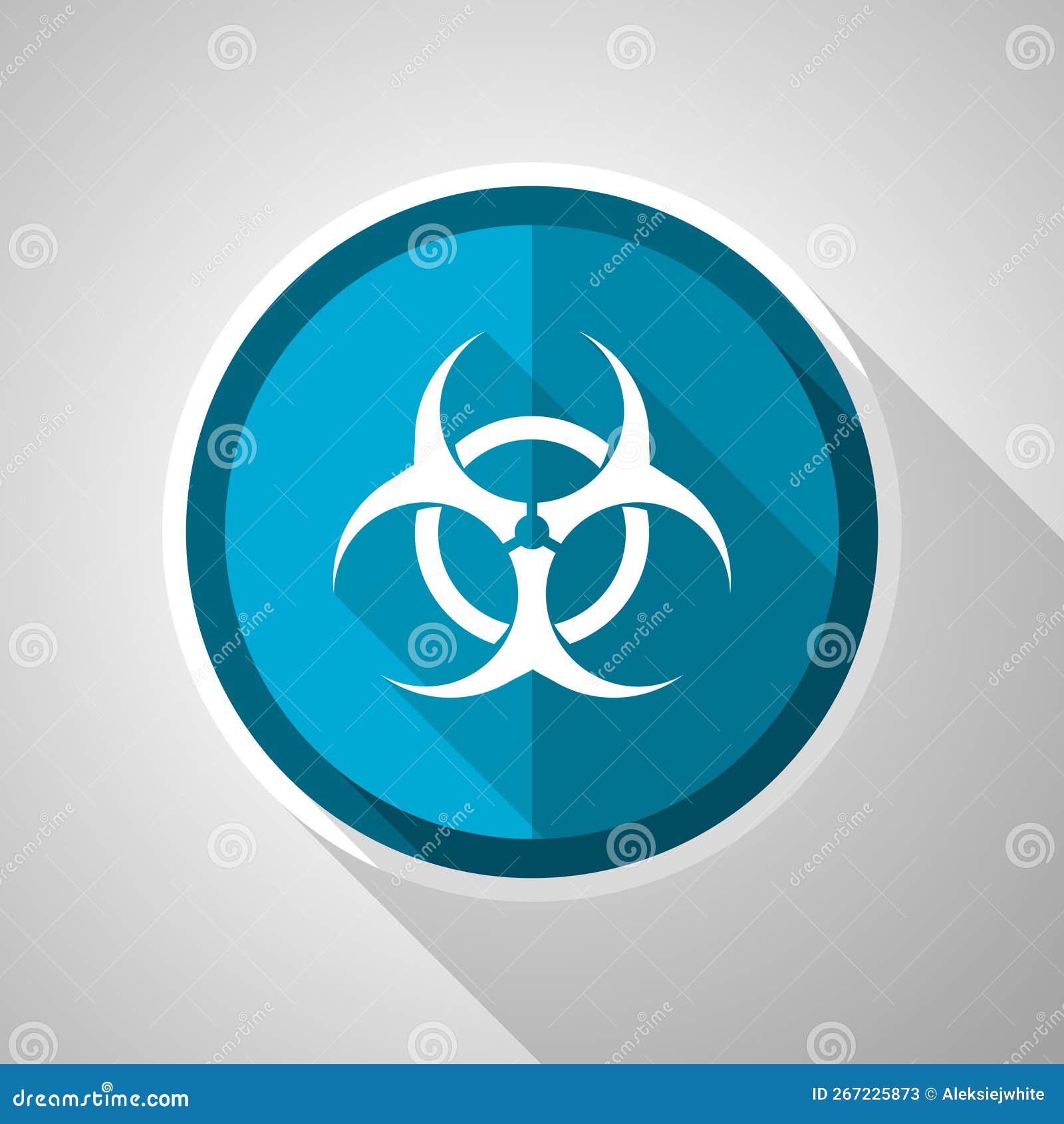 Long Shadow Shield Icon Biohazard Sign Stock Illustrations – 22 Long ...