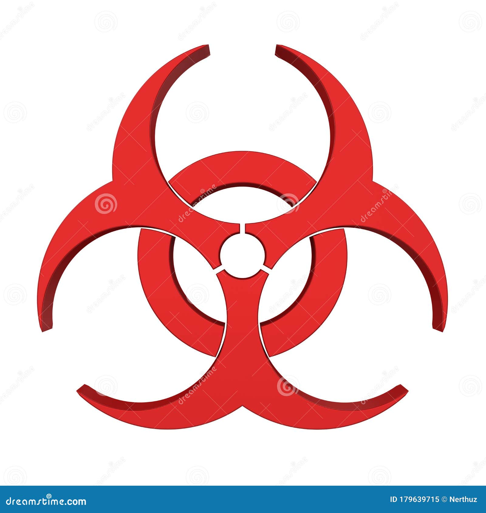 Biohazard Symbol Isolated stock illustration. Illustration of biohazard ...