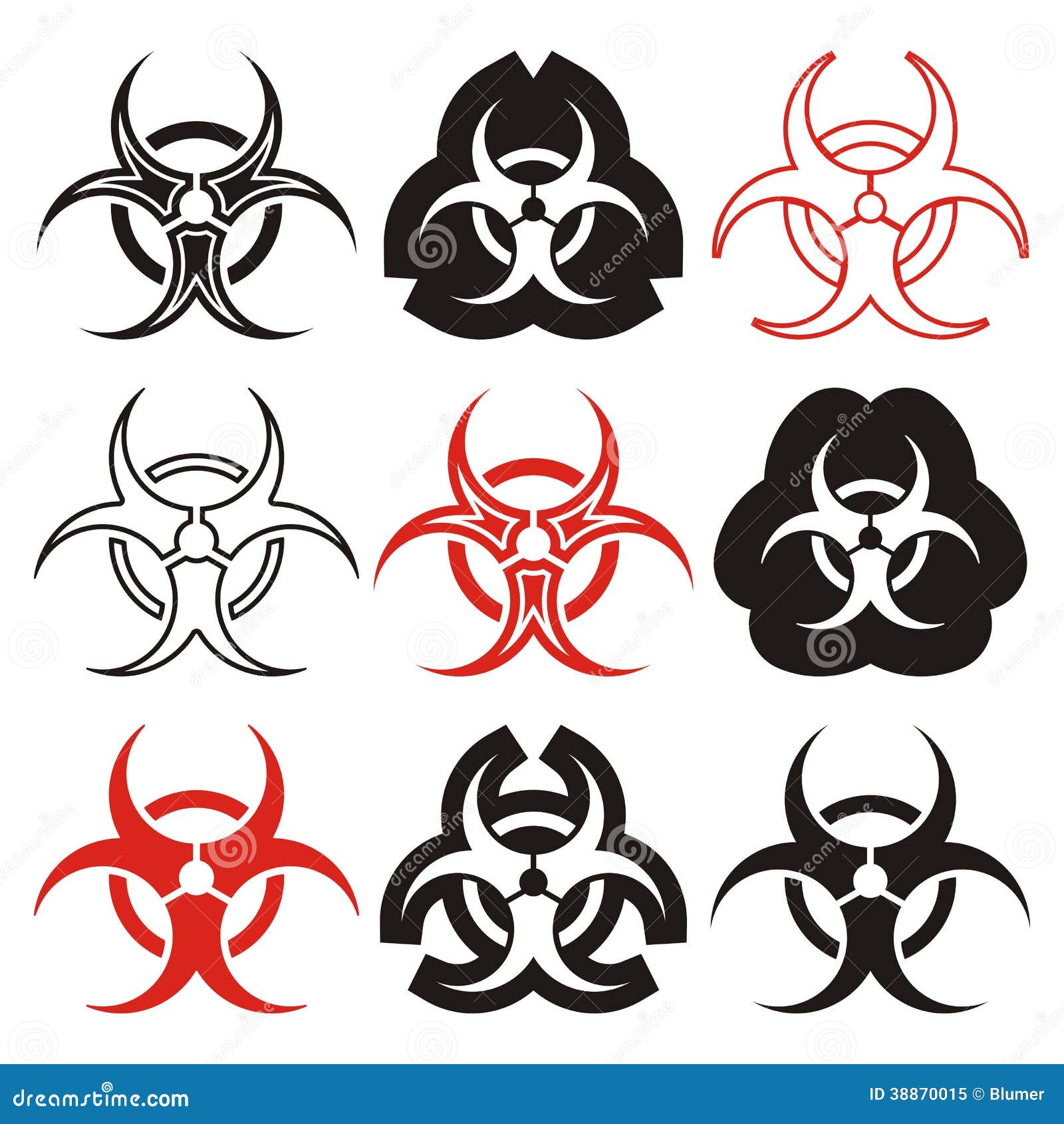 Biohazard Symbols Tattoos