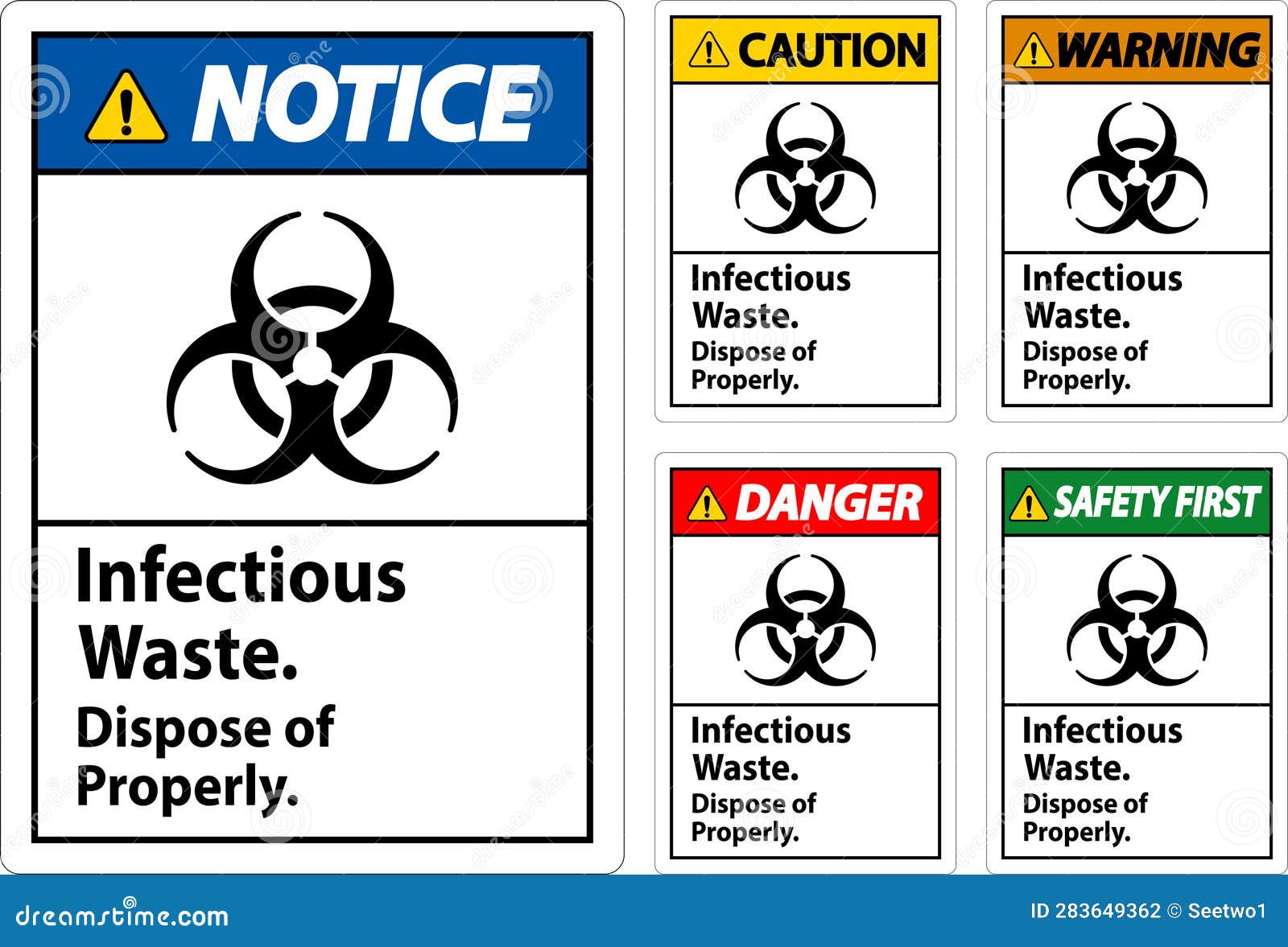 Biohazard Warning Label Infectious Waste, Dispose of Properly Stock ... Biohazard Warning Label Infectious Waste, Dispose of Properly Stock ...