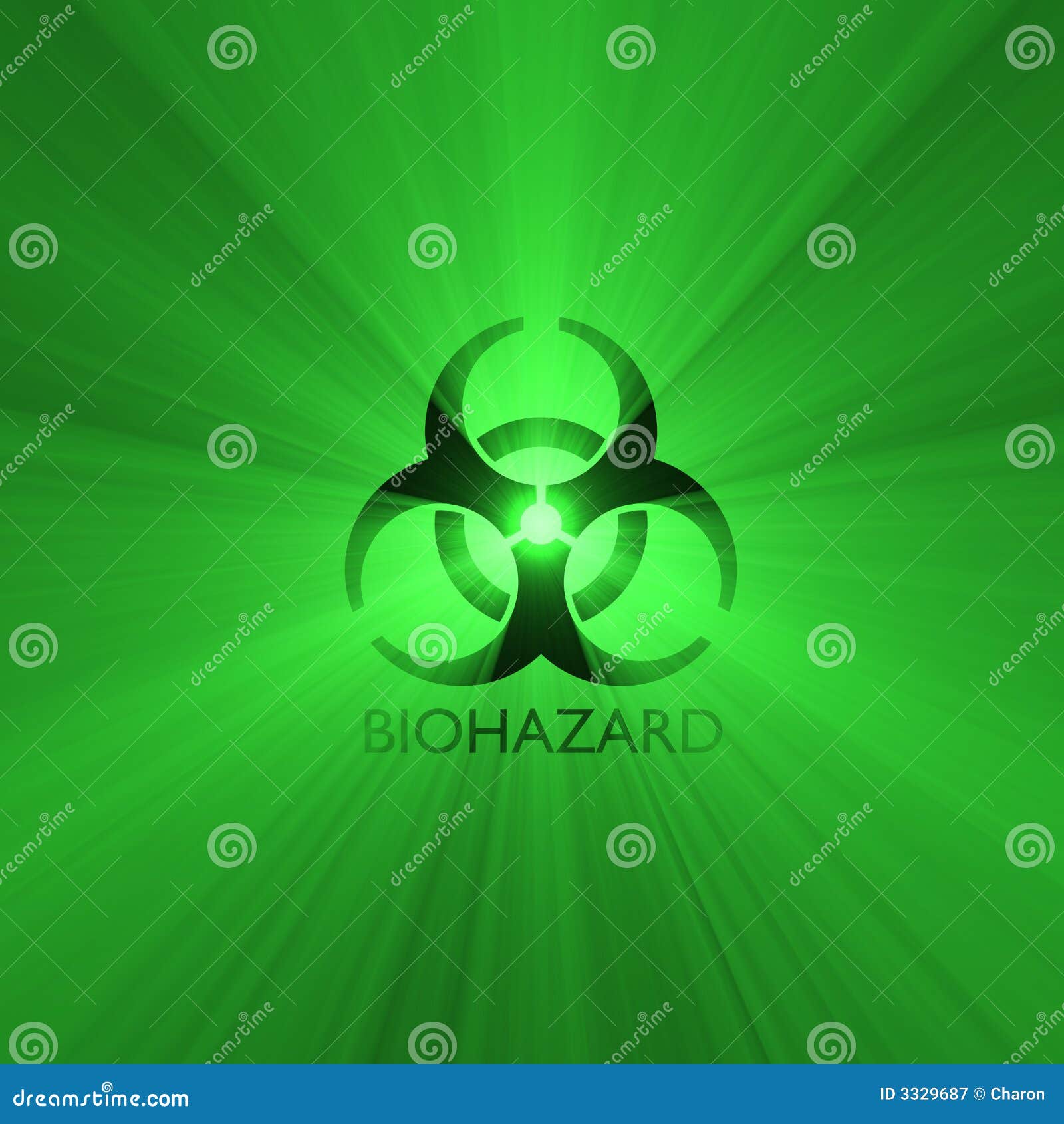 Green Toxic Sign