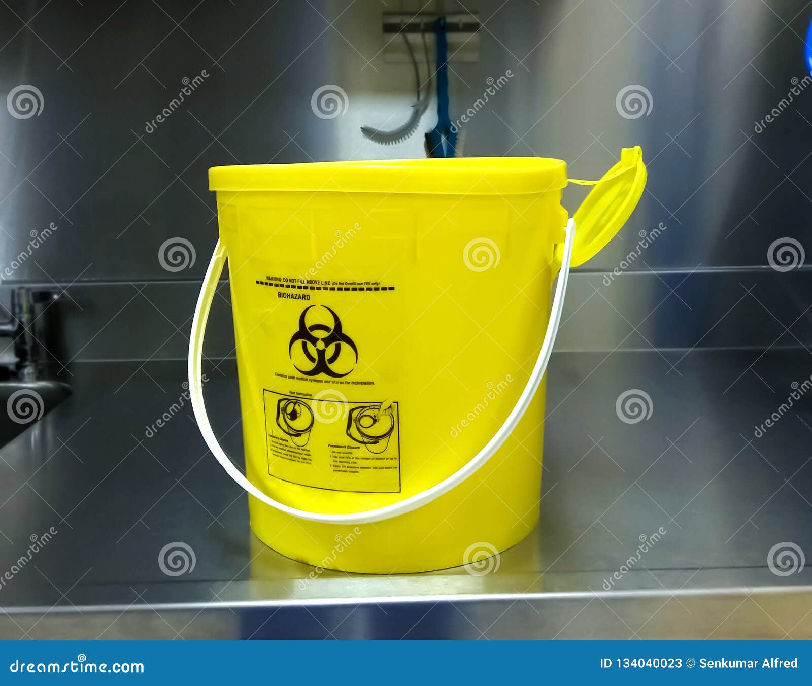 Biohazardous Sharp Container Royalty-Free Stock Photo | CartoonDealer ...