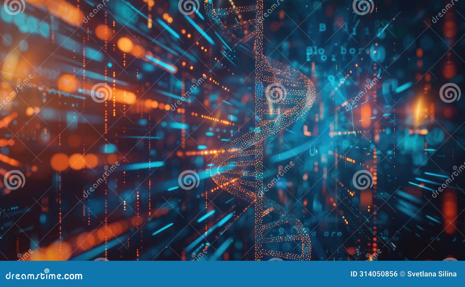 Bioinformatics and Genetics: a DNA Helix Up Close with Digital ...