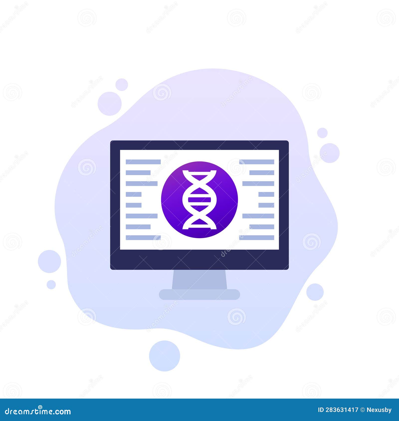 Bioinformatics Icon, Analysis of Biological Data Stock Vector ... Bioinformatics Icon, Analysis of Biological Data Stock Vector ...