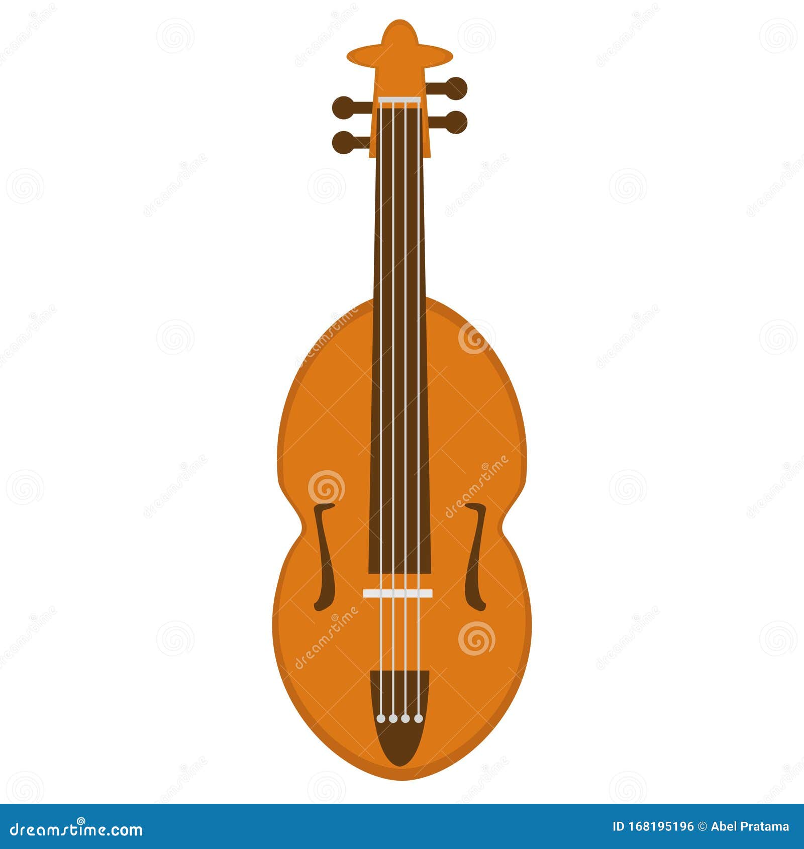 Biola Vector Design Flat Illustration Stock Vector - Illustration of ...