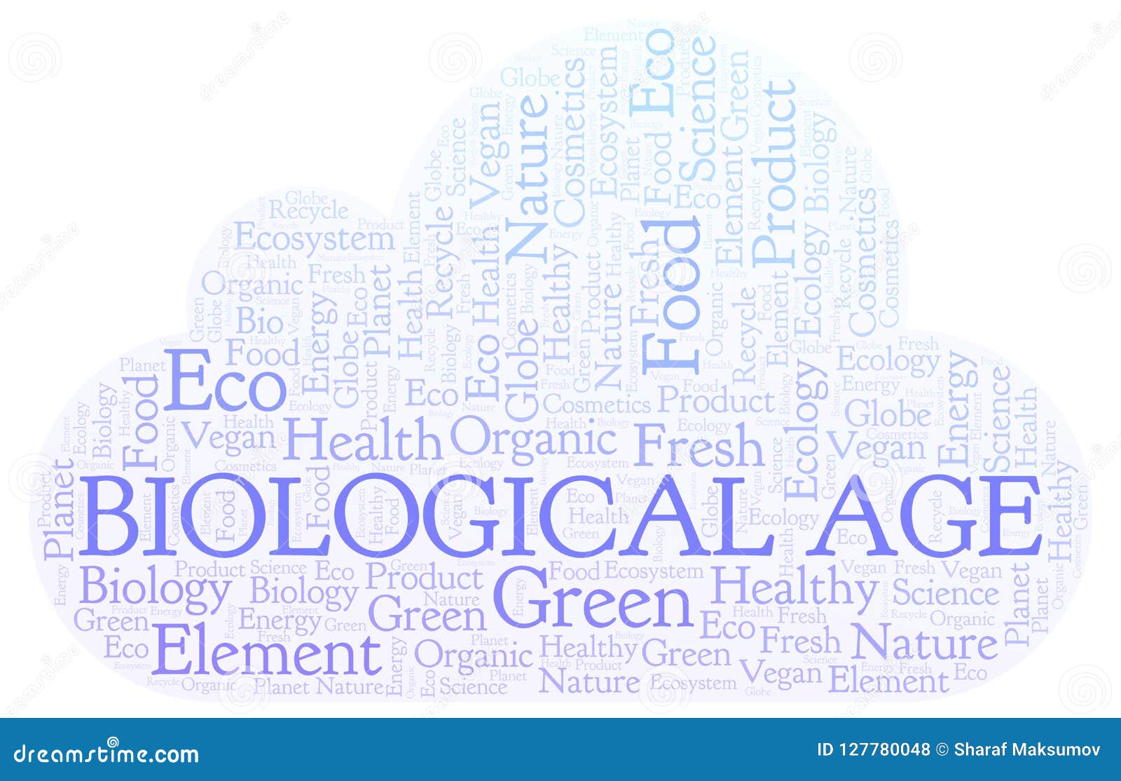 Biological Age word cloud. stock illustration. Illustration of cloud ...