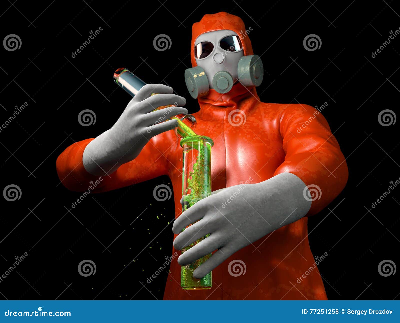 Biological experiment stock illustration. Illustration of biotechnology ...