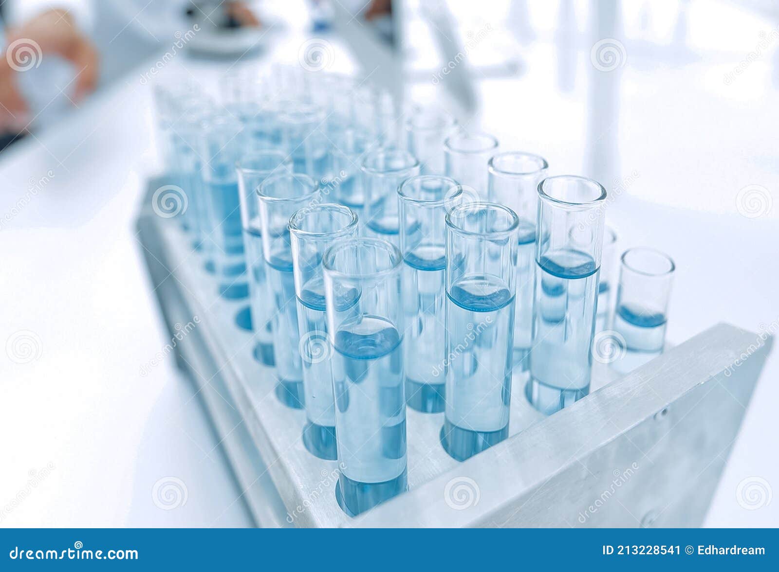 Biological Laboratory Worker in the Background Stock Image - Image of ...