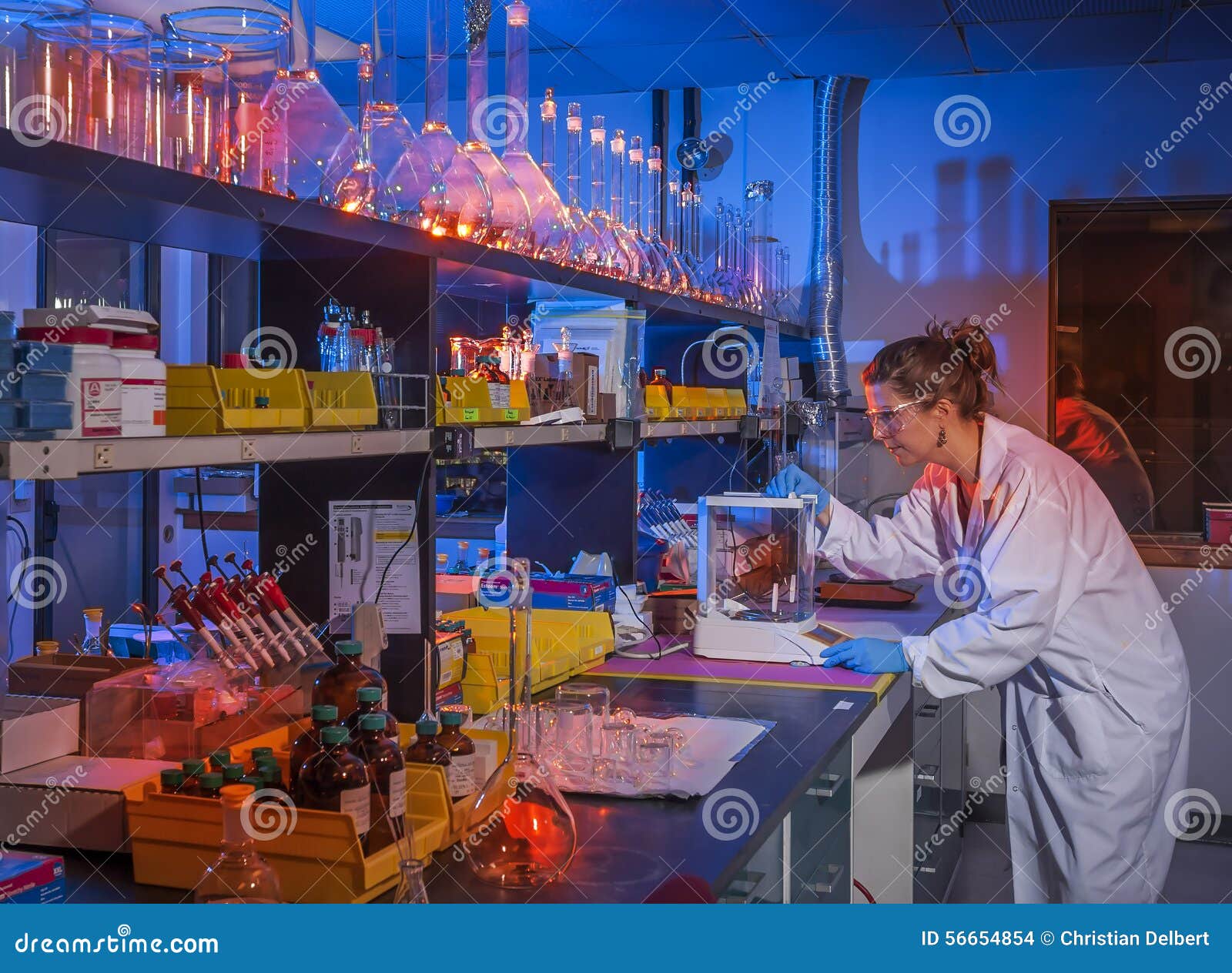 Biological laboratory editorial stock image. Image of pipette - 56654854